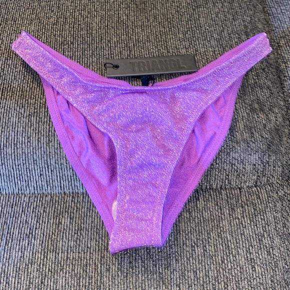 triangl swimwear | Swim | Violet Sparkle Normal Coverage Bathing Suit ...